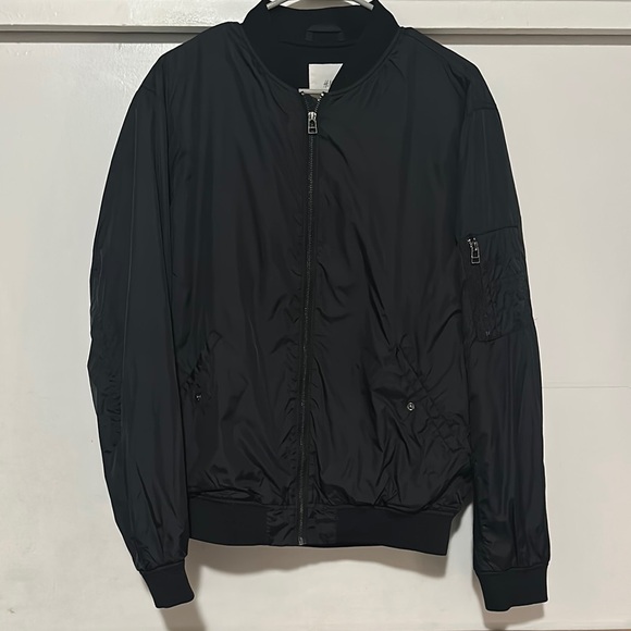 H&M | Jackets & Coats | Hm Mens Black Bomber Jacket | Poshmark